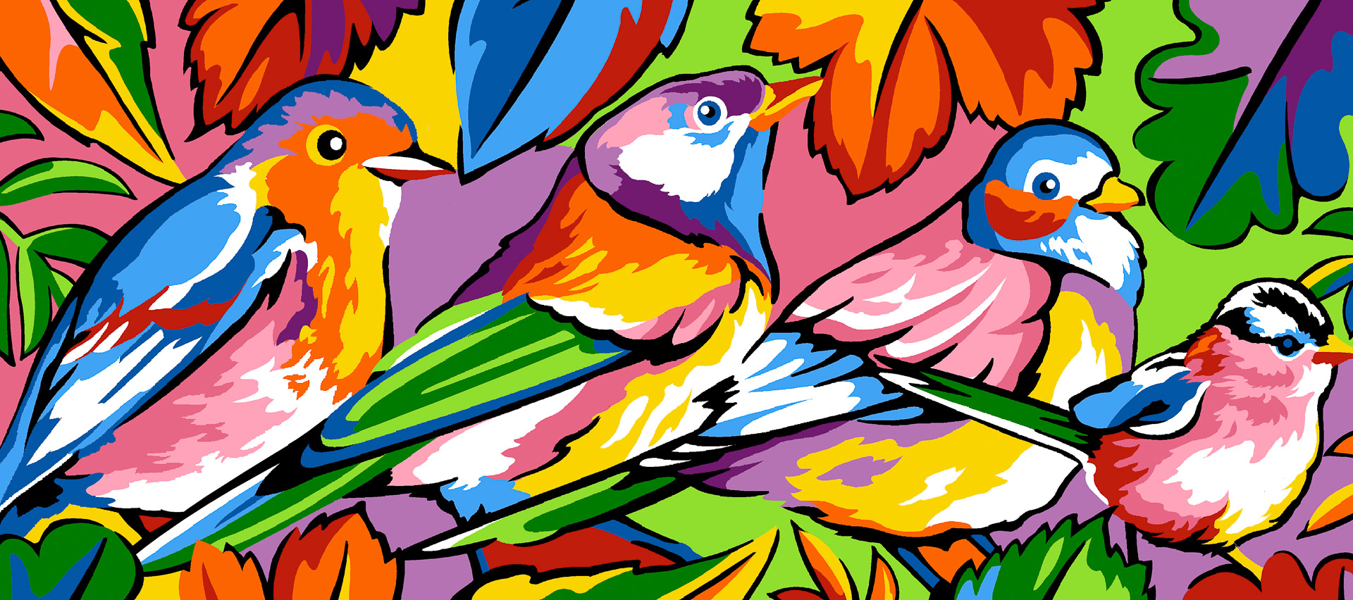 Canevas 70/40 - Les oiseaux - 3B COM